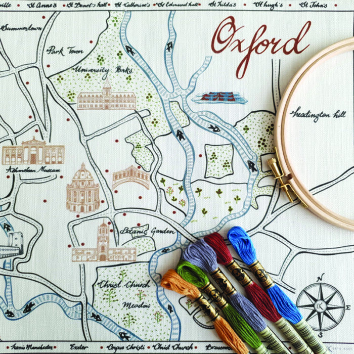 Map Embroidery Kits - Ekta Kaul