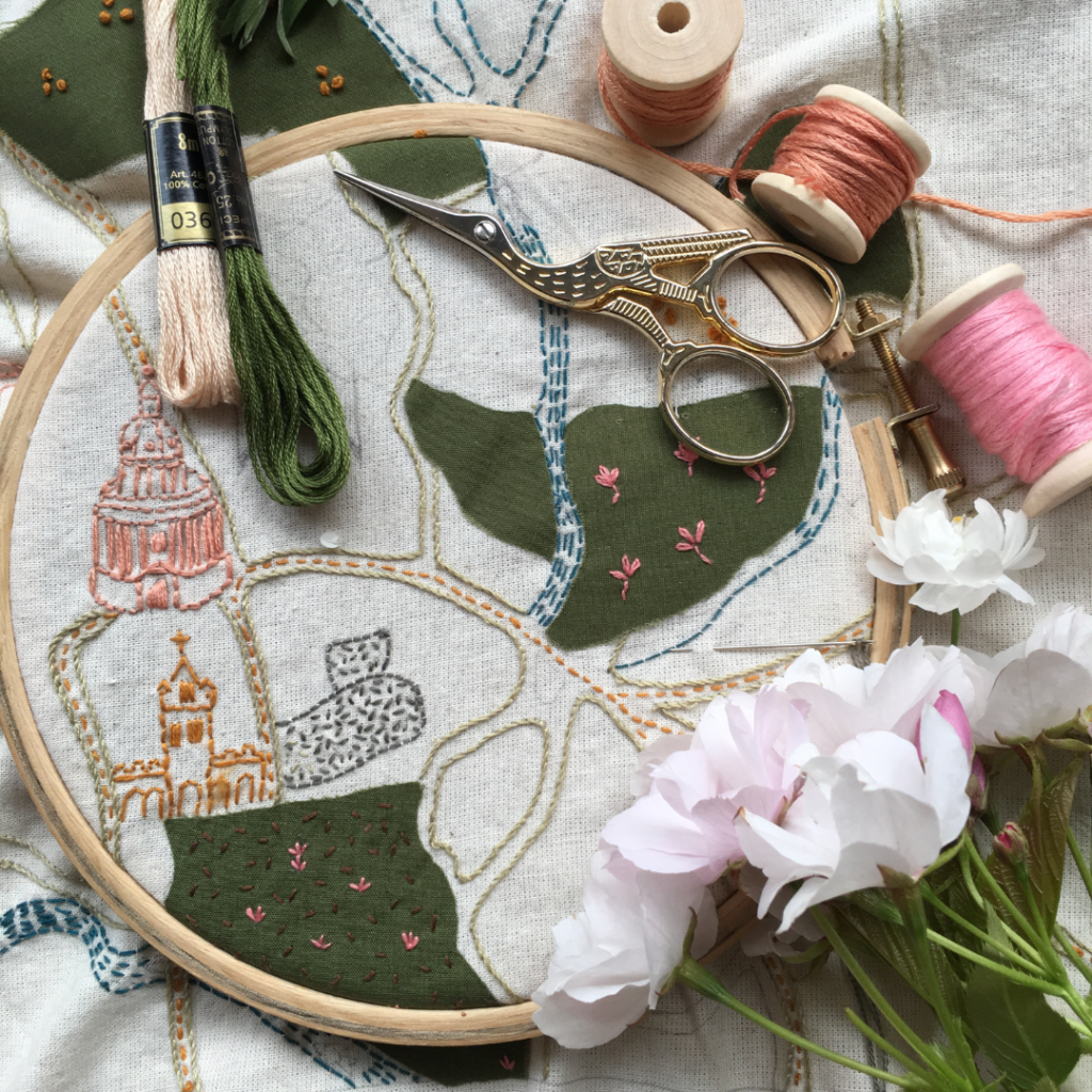 Embroidery retreat wales 2023 - Ekta Kaul